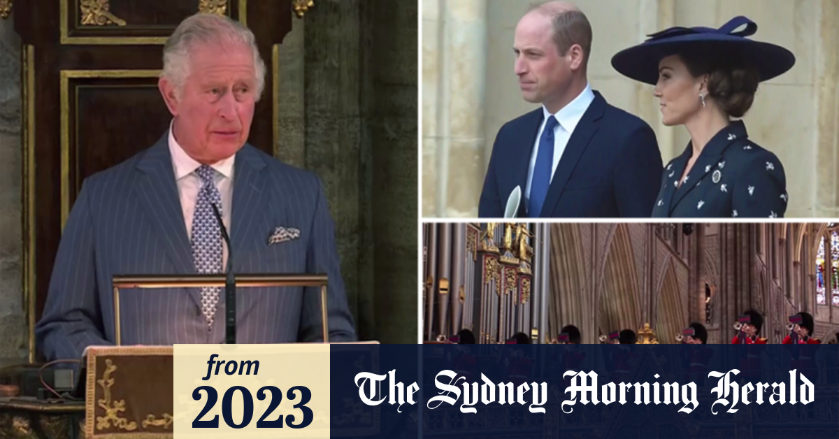 Video: King Charles leads first Commonwealth Day Service